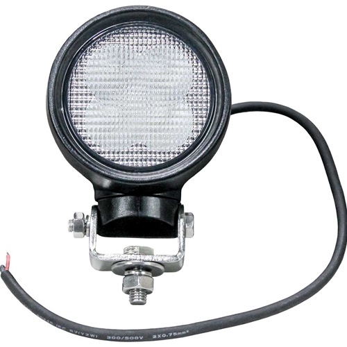 KM LED Round 50W Flood Light & Swivel Mount | TL150 | Tractorseats.com