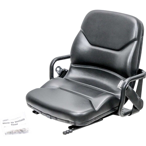 KM 171 Bucket Seat with Hip Restraints & Slides | Tractorseats.com