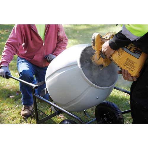 Mezcladora De Cemento 5.3 Cu.ft Electric Concrete Mortar Mixer Portable ...